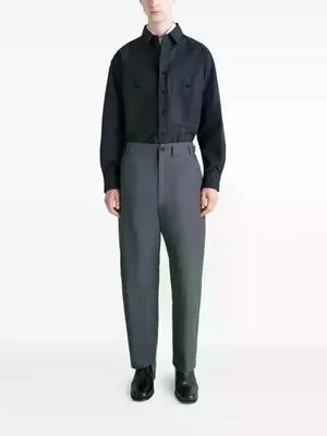 LEMAIRE Adjustable-waist Trousers - Blue