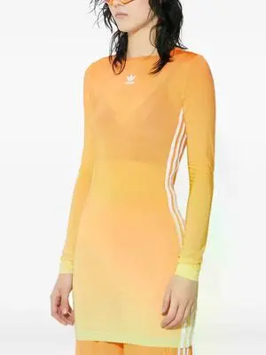 Adidas Ombré Three-stripe Dress