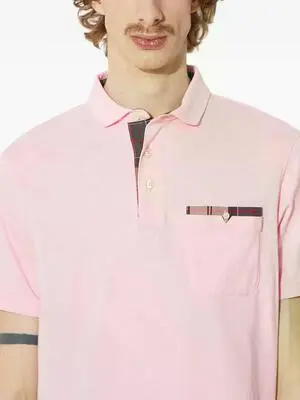 Barbour Plaid-pocket Polo Shirt