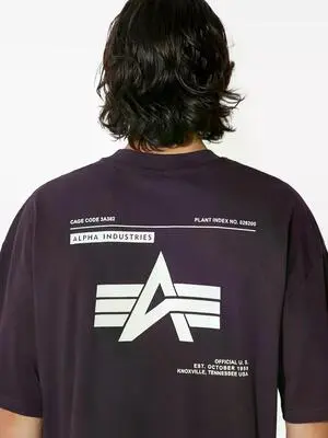 Alpha Industries Logo Code Printed T-shirt
