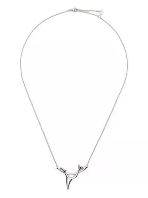 SHAUN LEANE Rose Thorn Branch Pendant Necklace - Silver