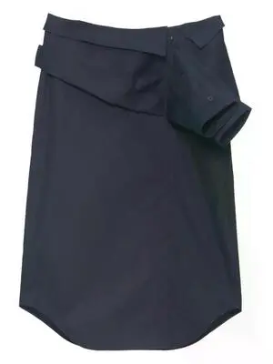 PUSHBUTTON Draped Skirt