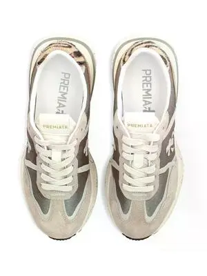 Premiata Cassie Lace-up Sneakers - Neutrals