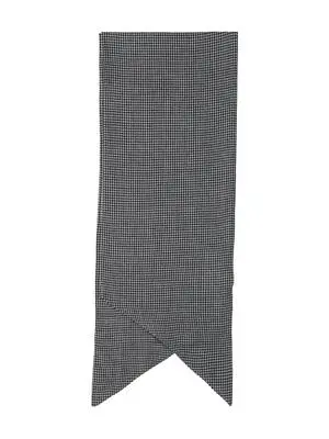 Destin Houndstooth Wool Scarf