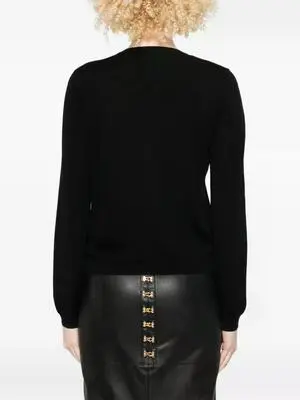 Liviana Conti Embellished Wool Cardigan