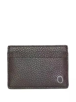 ORTIGNI Hammered-leather Logo Cardholder