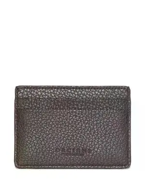 ORTIGNI Hammered-leather Logo Cardholder