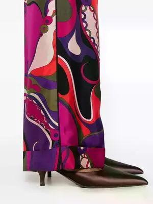 Emilio Pucci Orchidee-print Pajama Trousers