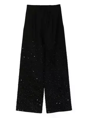 Seductive Sequin-embellished Trousers