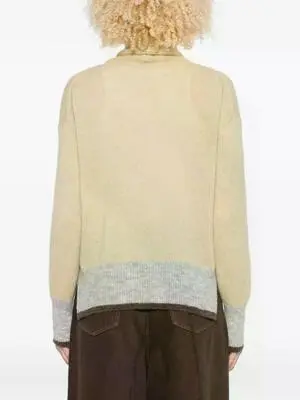 WHYCI Panelled Roll-neck Sweater