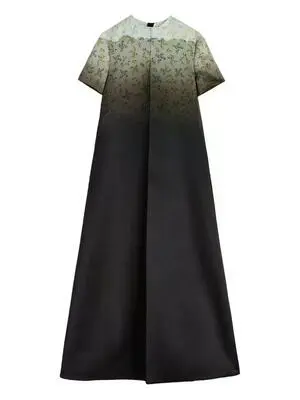 JIL SANDER Gradient Floral-print Maxi Dress
