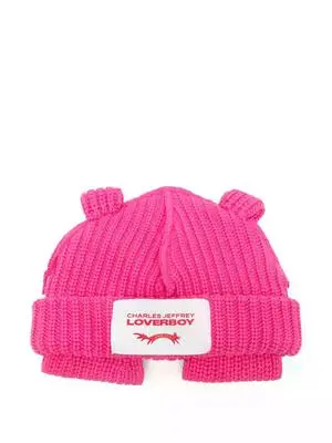 CHARLES JEFFREY Pop-up Ears Beanie - Pink