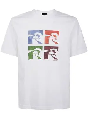 Paul Smith Ss Tshirt 4 Spraycan - White