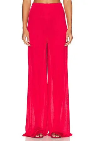 HELSA Arlena Knit Pant - Red