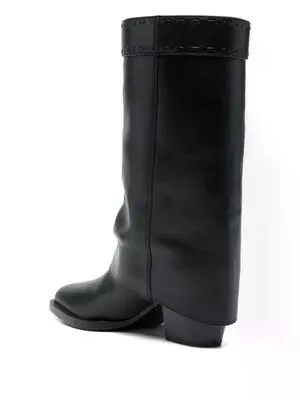 Fendi Leather Ankle Boots