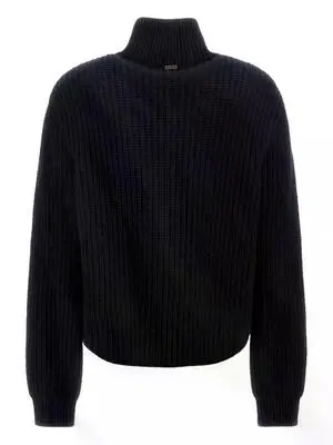 Herno Quilted Panelled Cardigan