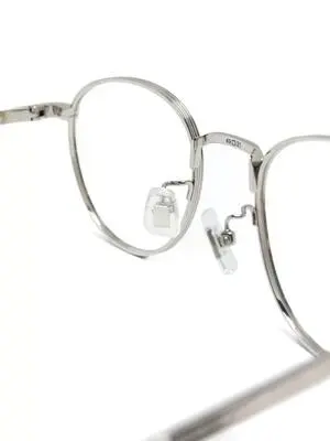 Dunhill Round-frame Glasses - Silver
