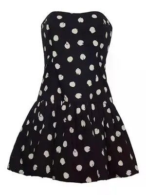 Cara Cara Polka-dot Ruffled Dress