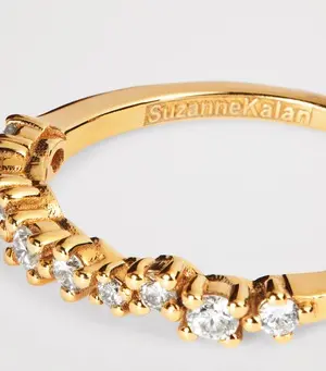 SUZANNE KALAN Yellow And Diamond Classic Ring