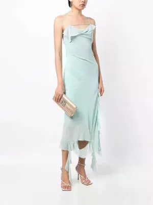 Manolo Blahnik Crystal-embellished Clutch