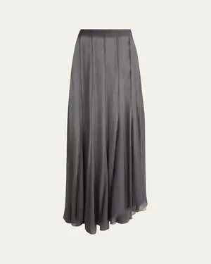 Long Silk Skirts