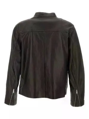 Belstaff Leather Zip-up Jacket