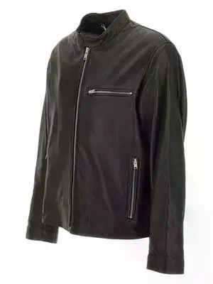 Belstaff Leather Zip-up Jacket