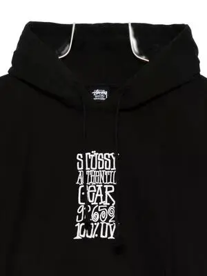 StÜssy Cotton Blend Hoodie - Black