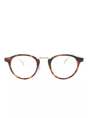 Dunhill Pantos-frame Glasses - Brown