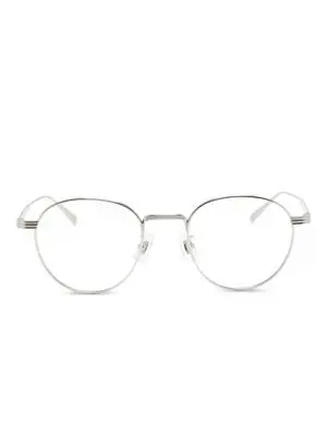 Dunhill Round-frame Eyeglasses - Silver