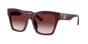 Dolce & Gabbana Sunglasses Clear Gradient Dark Brandy