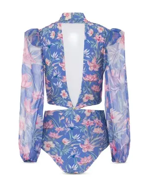 PatBO Amaryllis Long Sleeve One Piece