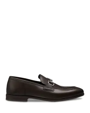 STUART WEITZMAN Simon Twistbit Loafers - Dark Brown