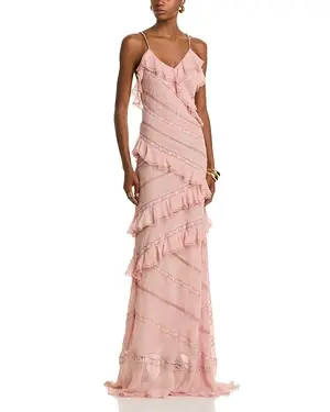 LoveShackFancy Louie Ruffle Maxi Dress