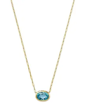 Topaz Pendant Necklaces