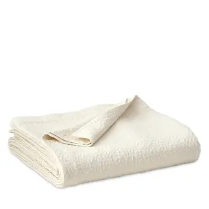 BOLL & BRANCH Dappled Vela Classic Coverlet, Full/queen - Cream