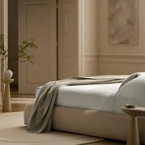 BOLL & BRANCH Dappled Vela Classic Coverlet, Full/queen - Mist