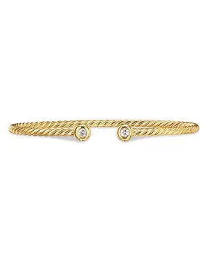 David Yurman Petite Modern Renaissance Cablespira Bracelet - Gold