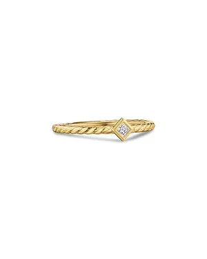 David Yurman Petite Modern Renaissance Stack Ring - Gold