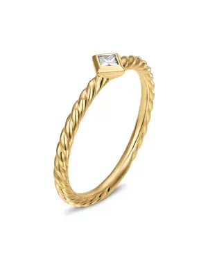 David Yurman Petite Modern Renaissance Stack Ring - Gold