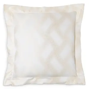 Frette Luxury Bright Dots Jacquard Euro Sham Exclusive - Milk/gold