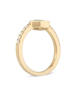 Miseno Diamond & Malachite Baia Stackable Ring