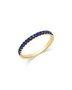 Bloomingdale'S 14k Yellow Gold Sapphire Stack Ring - Blue/gold