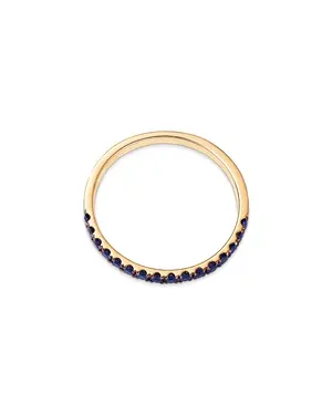 Bloomingdale'S 14k Yellow Gold Sapphire Stack Ring - Blue/gold