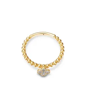 Bloomingdale'S Diamond Clover Ring
