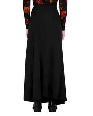 POINT Brushed Seam Skirt - Black