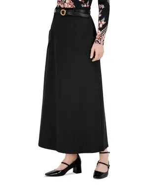 POINT Twill Pocket Skirt - Black