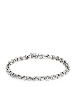 SPINELLI KILCOLLIN Gold Lumia Diamond Bracelet - White