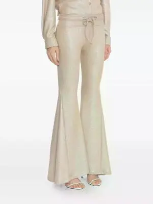 AMIR SLAMA Drawstring Flared Trousers