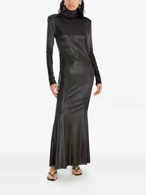 AMIR SLAMA Striped Maxi Dress